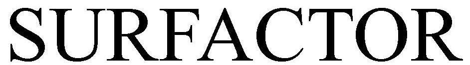 SURFACTOR - 商标 - 爱企查