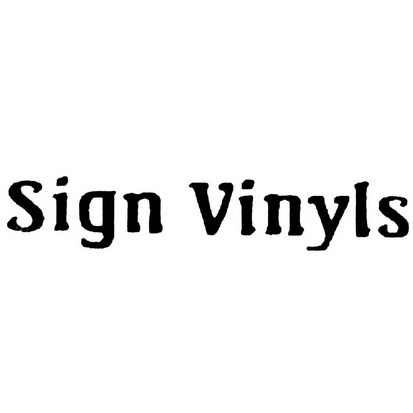 SIGN VINYLS - 商标 - 爱企查