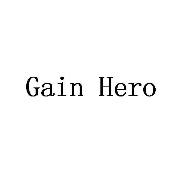 GAIN HERO - 商标查询 - 注册号30389674 - 爱企查