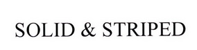 SOLID & STRIPED - 商标 - 爱企查