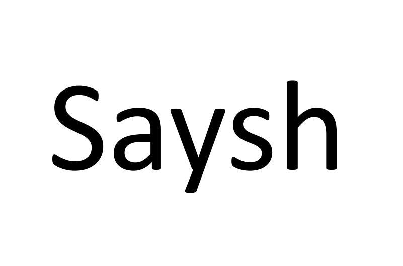 SAYSH - 商标 - 爱企查
