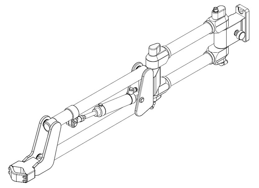 气动平衡助力臂（碳纤维YBA-B008） - 爱企查