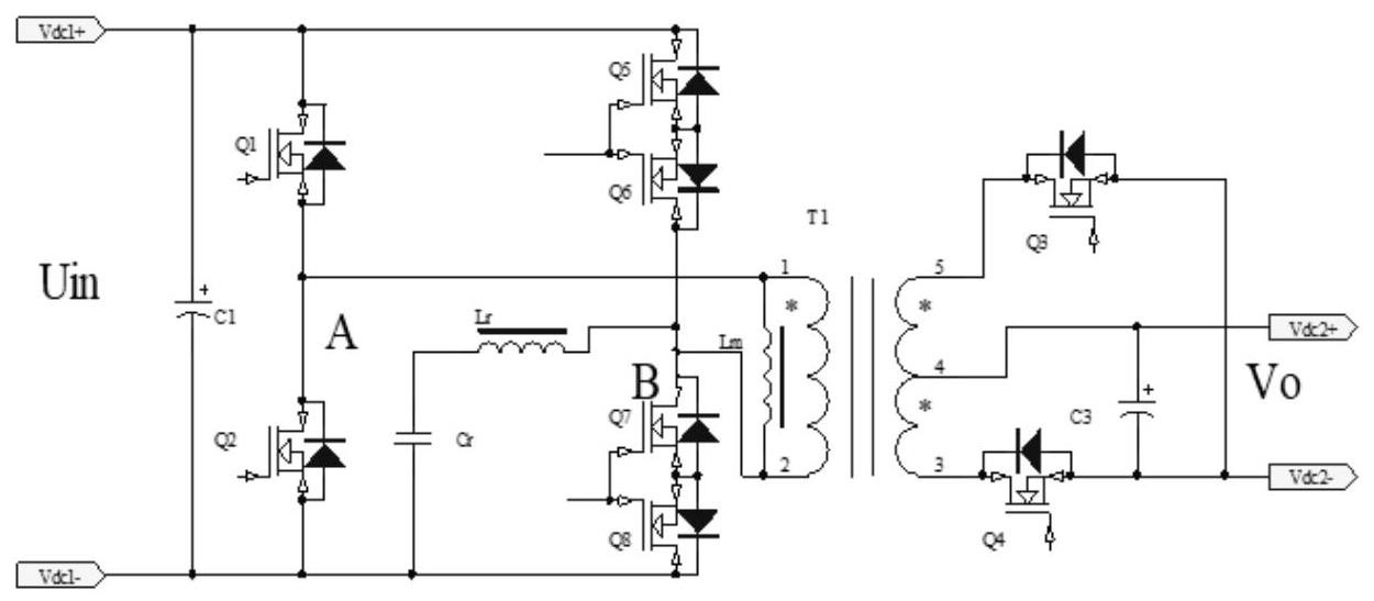 一种不对称半桥LLC与同步整流推挽双向DC-DC变换电路 - 爱企查