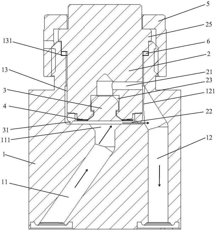 一种应用高分子膜片结构的单向流控部件 - 爱企查