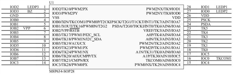 一种多通道、高灵敏度触控电容式芯片 爱企查
